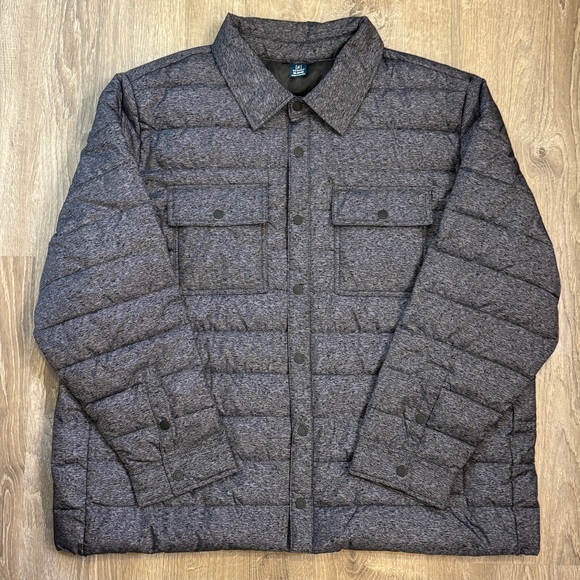 George | Jackets & Coats | Nwot George Mens Quilted Puffer Style Shirt ...